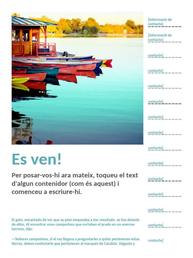 Es Ven!: Per Posar-Vos-Hi Ara Mateix, Toqueu El Text D'algun Contenidor ...