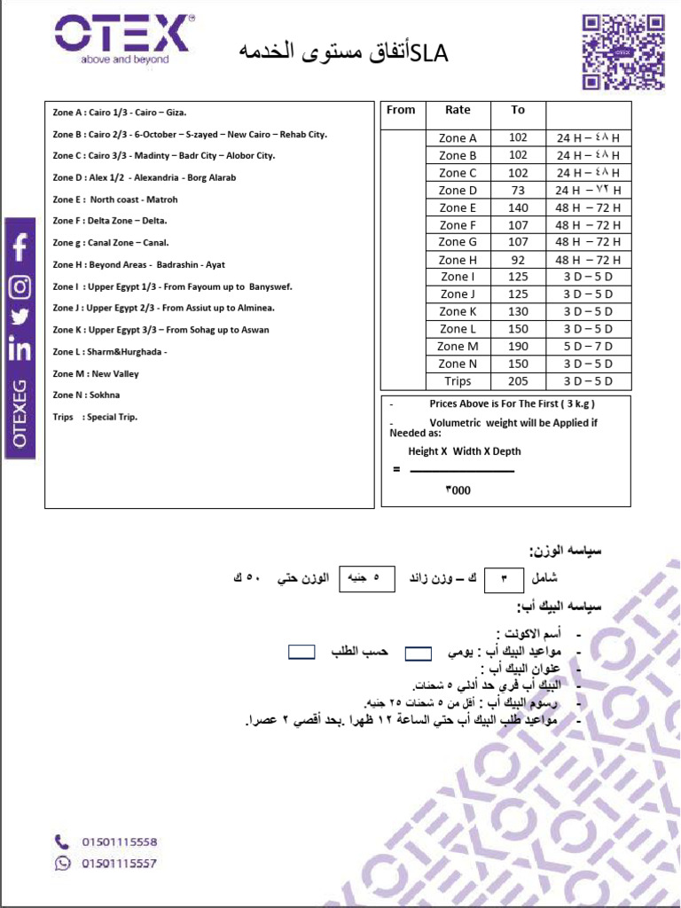 Sla Otex اسكندرية | PDF