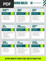 Lifesaving Rules Poster | PDF | Safety