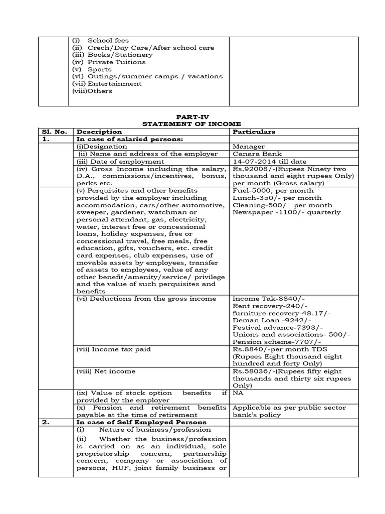 School Fees and Income Statement Guide | PDF | Employee Benefits | Expense
