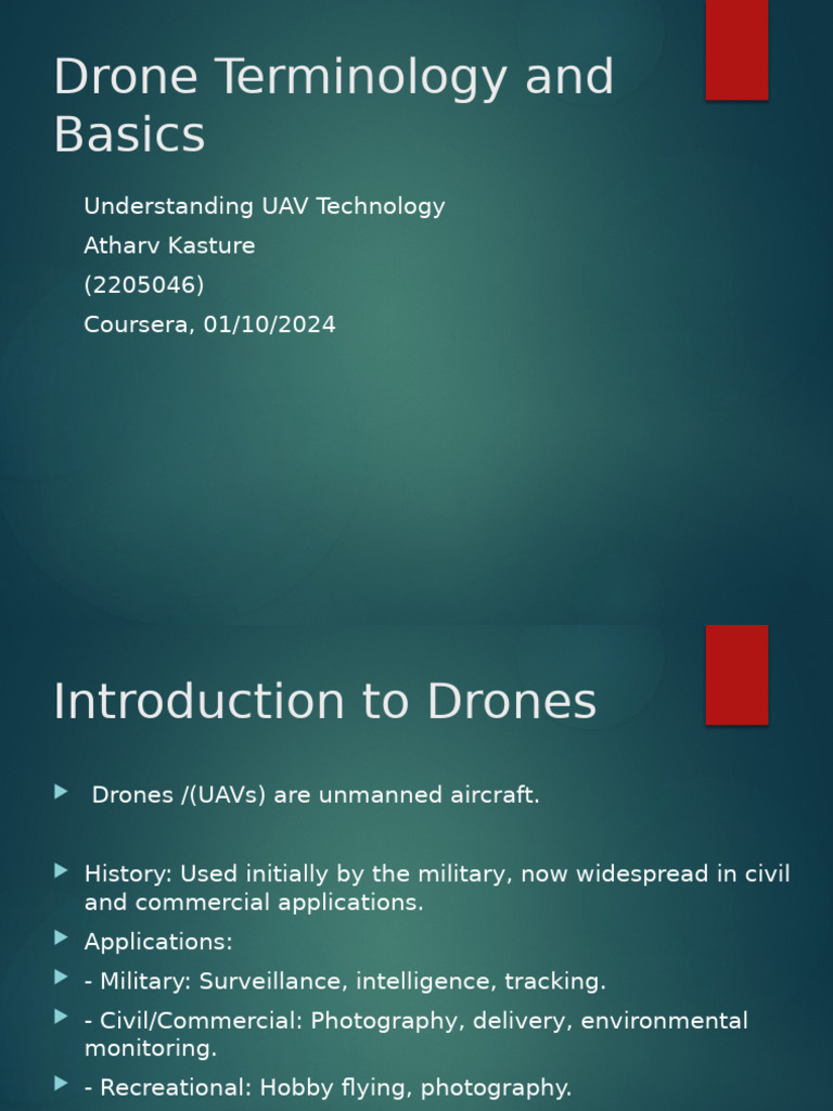 Drone Terminology and Basics Guide | PDF | Unmanned Aerial Vehicle ...