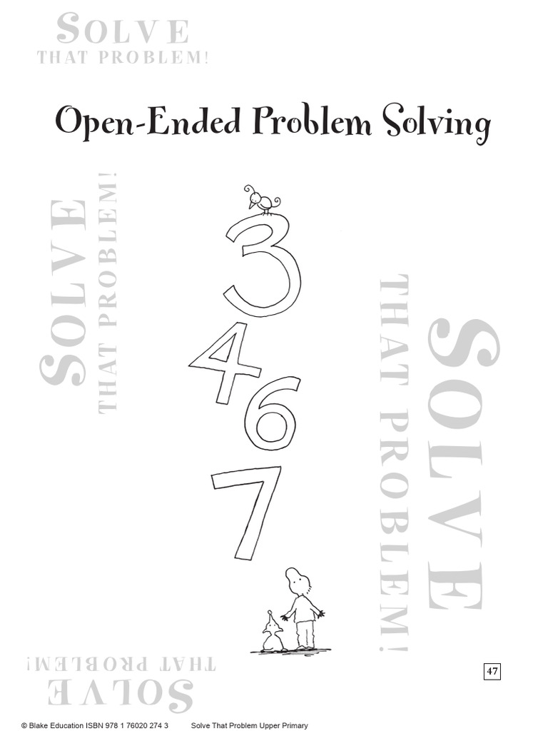 Open Ended Problems | PDF | Multiplication | Triangle