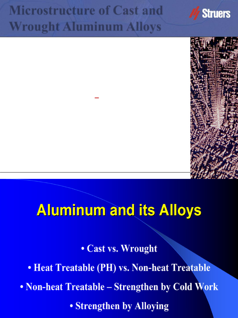 Aluminum Alloys Microstructure Analysis | PDF | Aluminium | Extrusion