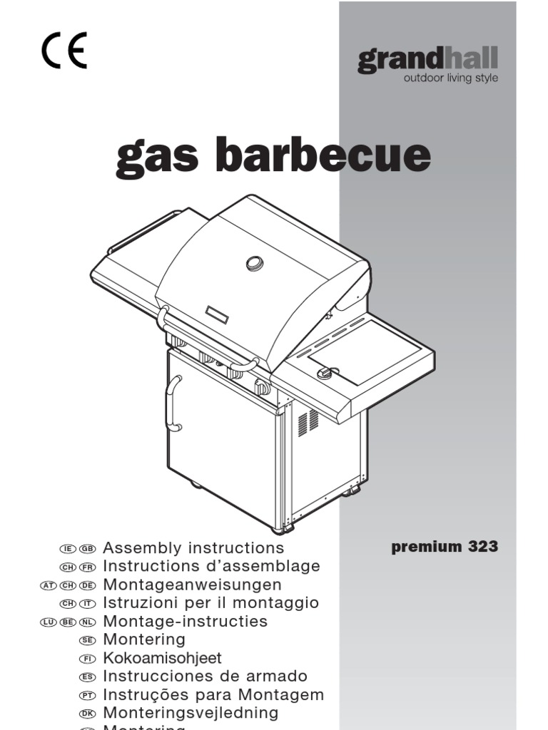 Premium 323 Assembly Instructions (759kb | PDF | Barbecue Grill | Nature