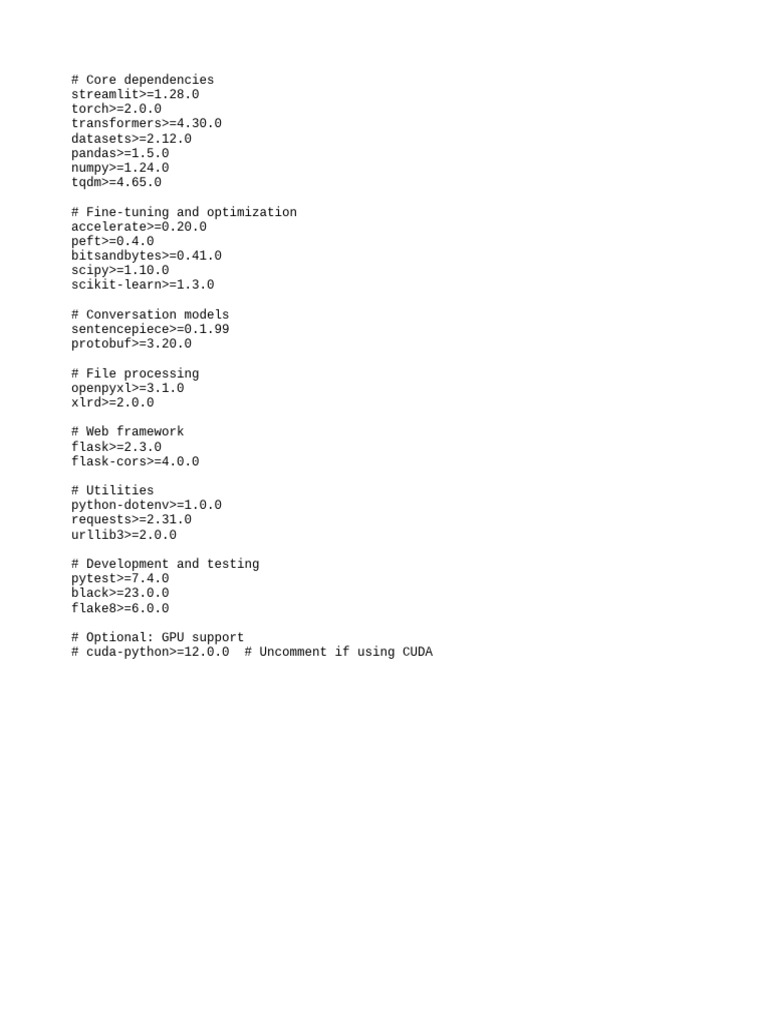 Essential Python Package Dependencies | PDF