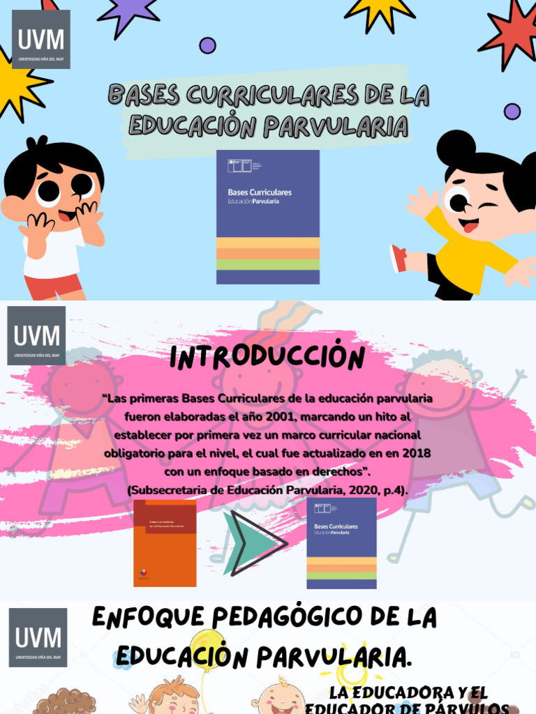 Bases Curriculares de La Educación Parvularia | PDF | Educación de la ...