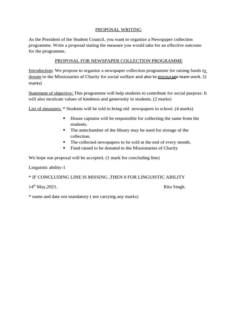 Proposal Writing | PDF