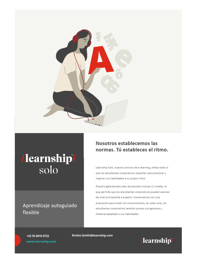 ES-MX Learnship Solo One-Pager | PDF | Aplicación movil | Aprendizaje