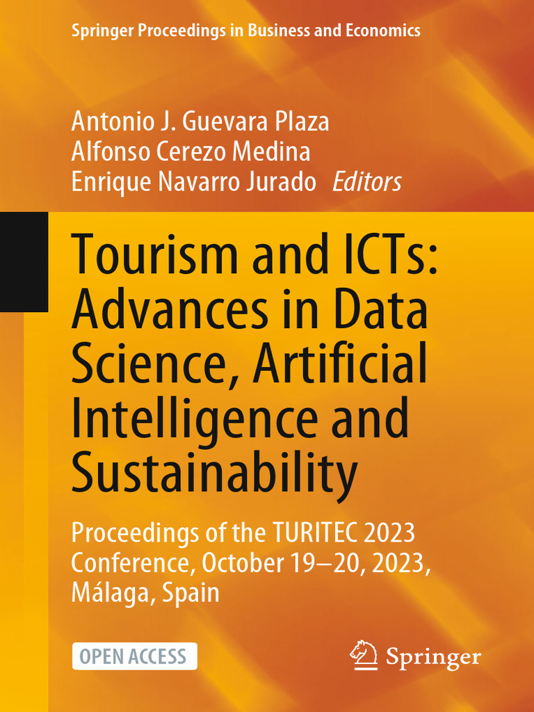 Tourism and Icts: Advances in Data Science, Artificial Intelligence and ...