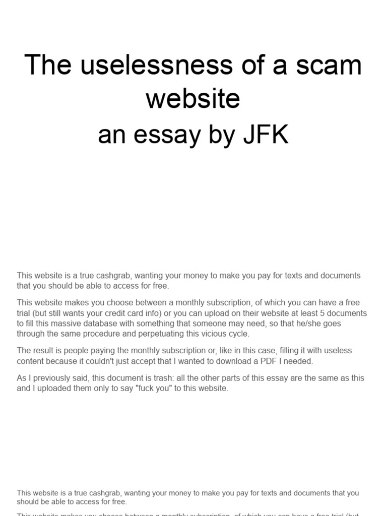 Placeholder document 4. Do not read | PDF