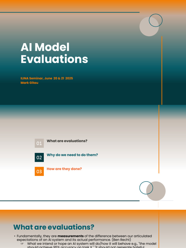 AI Model Evaluations: Methods & Importance | PDF | Artificial ...