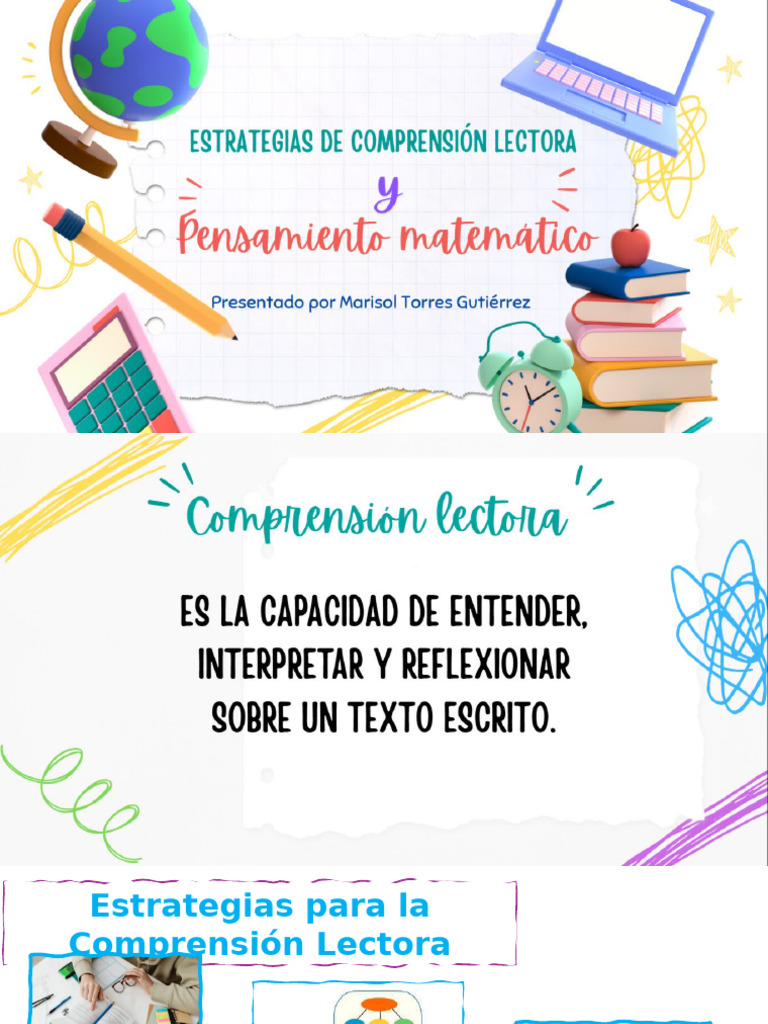 Estrategias Efectivas para Comprensión Lectora | PDF | Comprensión ...