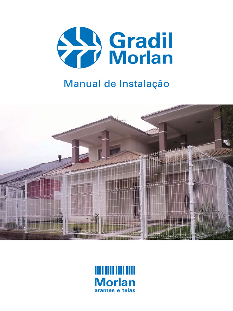 Instalação do Gradil Morlan | PDF | Parafuso | Galvanização