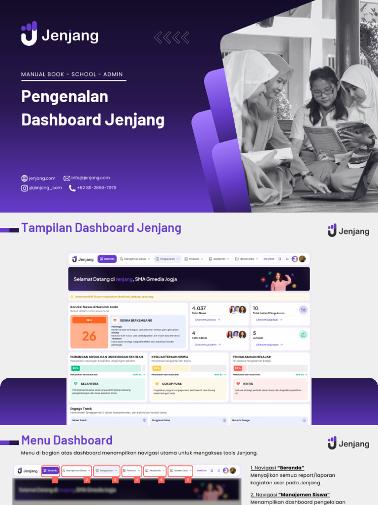 Panduan Dashboard Jenjang Sekolah | PDF