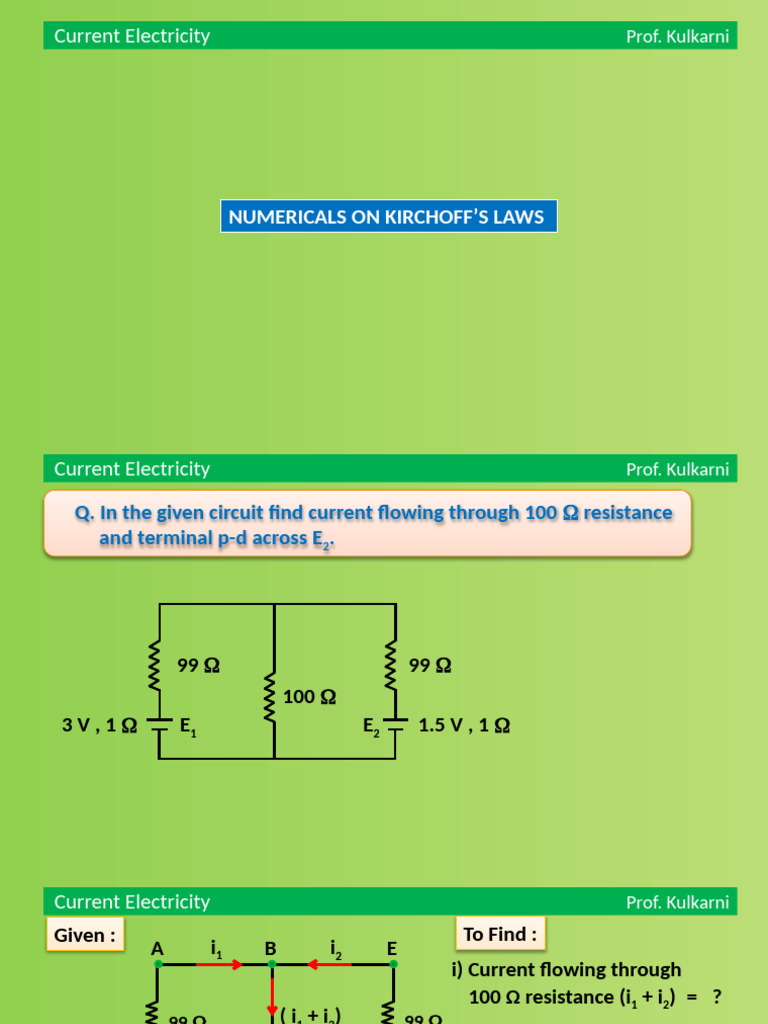 Boards - Current Electricity-02 | PDF | Physical Phenomena | Physical ...