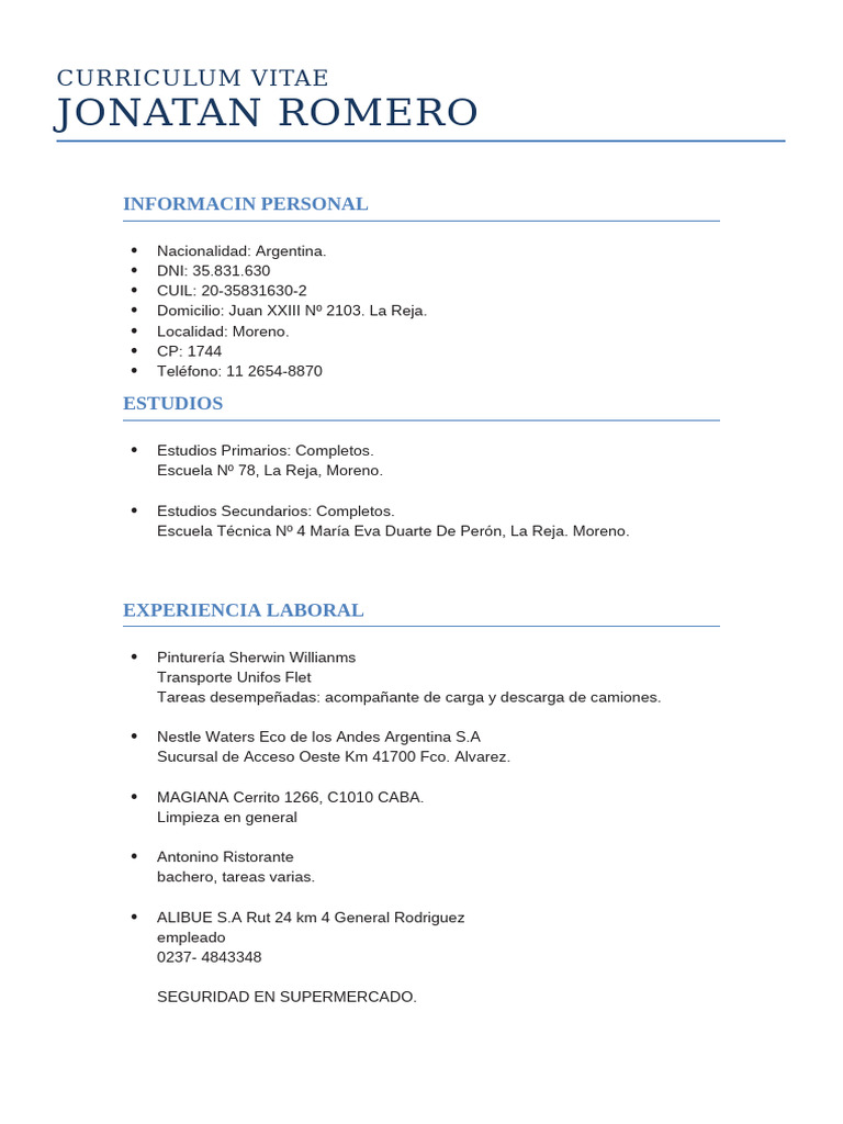 Jonatan Romero | PDF