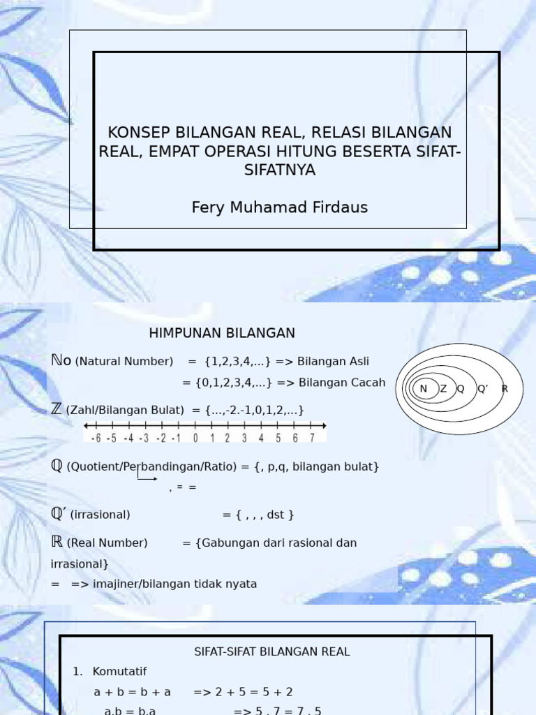 Bilangan Real | PDF