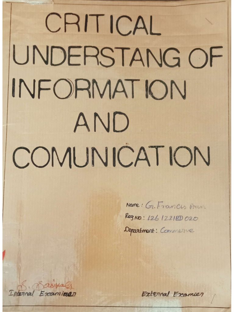 Understanding of ICT - Compressed | PDF