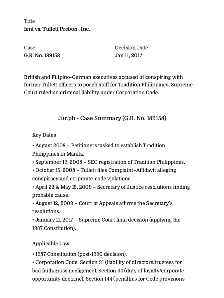 Supreme Court Ruling on Tullett Case | PDF | Prosecutor | Legal Remedy