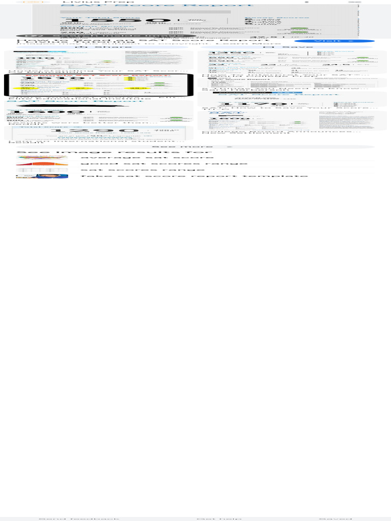 Sat Score - Google Search | PDF | Sat | Student Assessment And Evaluation