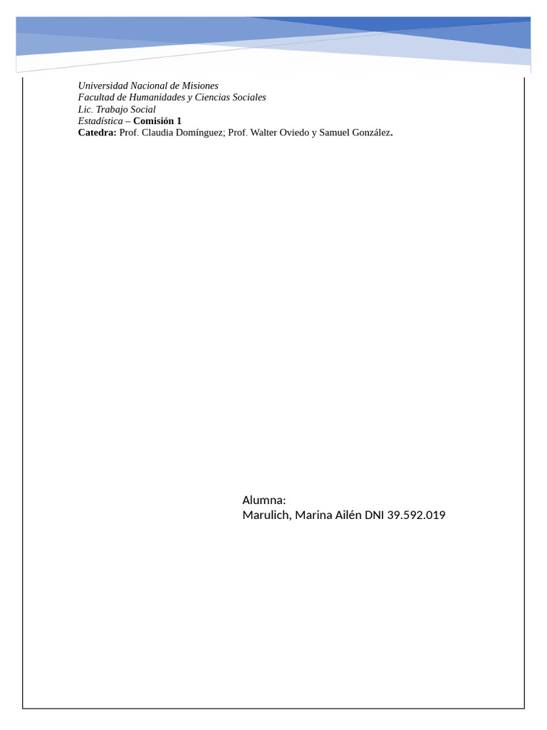 Marulich M - Recup 2da Parte - Aprobado | PDF | Adolescencia | Trabajo ...