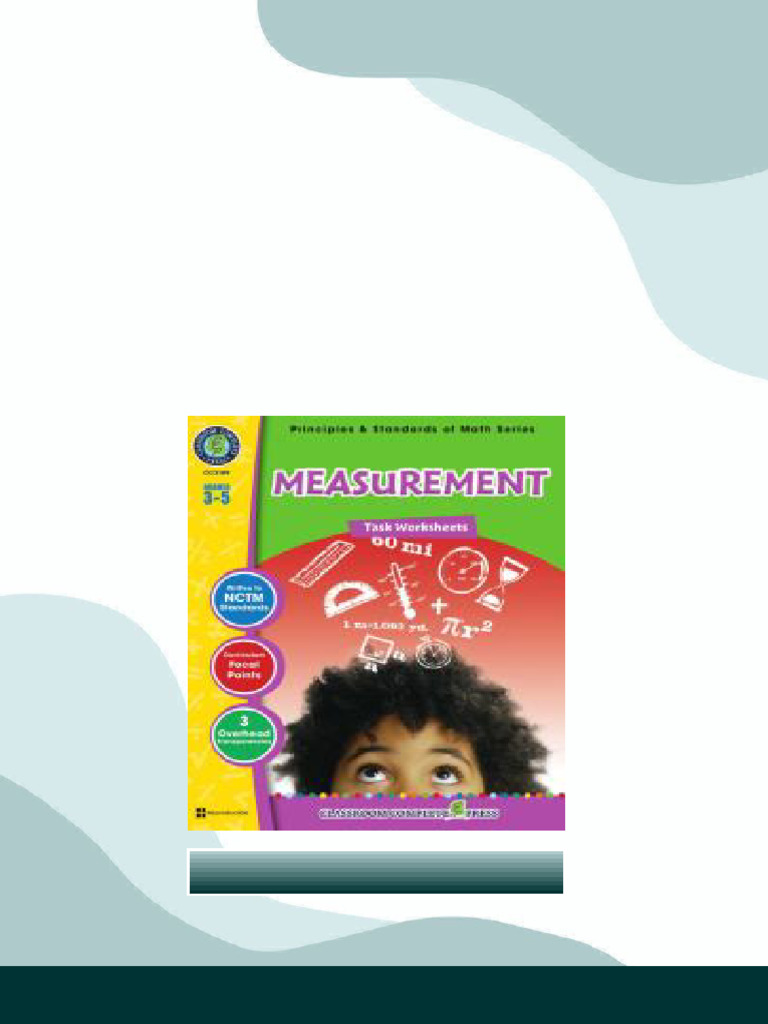 Measurement Task Sheets Grades 3 5 Task Sheets 3 5 1st Edition Chris ...