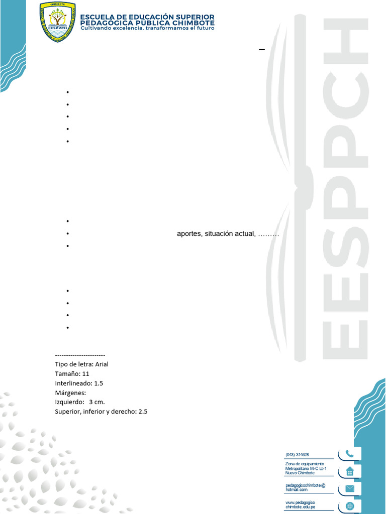 Esquema Monografia | PDF | Caso de carta | Comunicación escrita