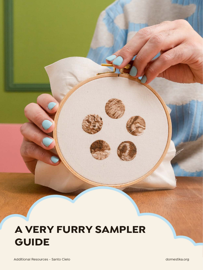 Furry Embroidery Sampler Guide | PDF | Fur | Hair