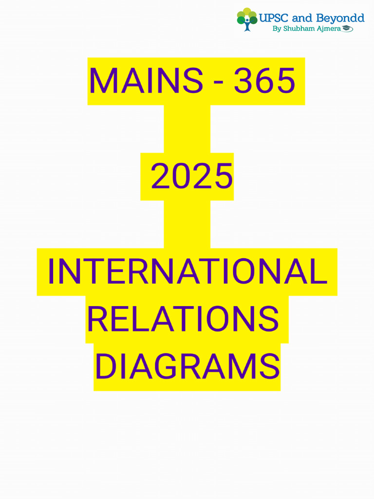 International Relations Imp Diagrams | PDF
