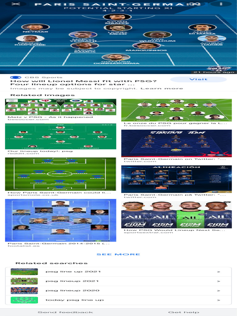 PSG Squad - Google Search | PDF