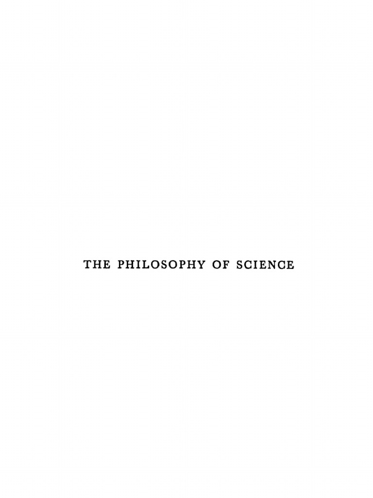 Introduction to Philosophy of Science | PDF | Optics | Science