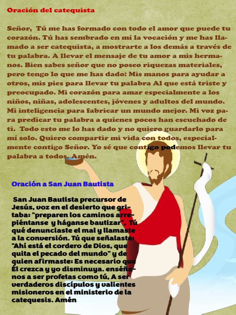 Oración y Reflexión del Catequista | PDF