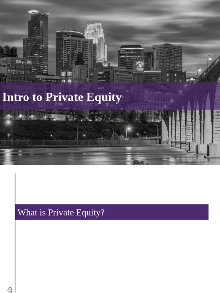 Comprehensive Guide to Private Equity | PDF | Private Equity | Investing