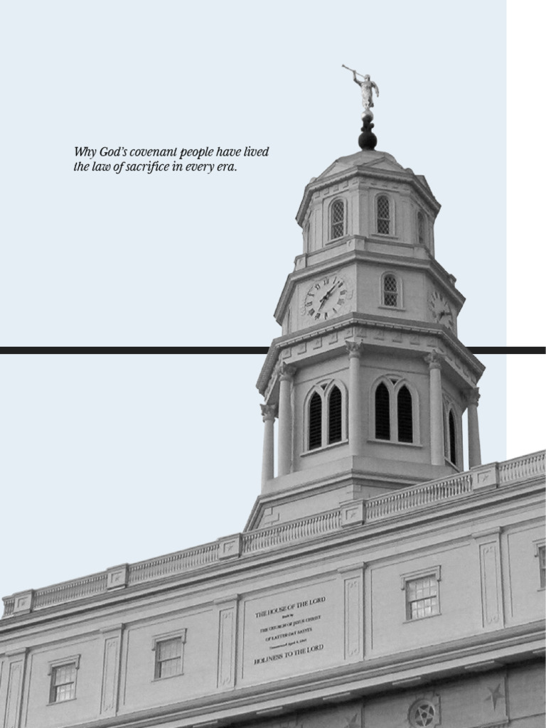 2025 04 April Sacrifice and the Temple | PDF | Sacrifice | Jesus