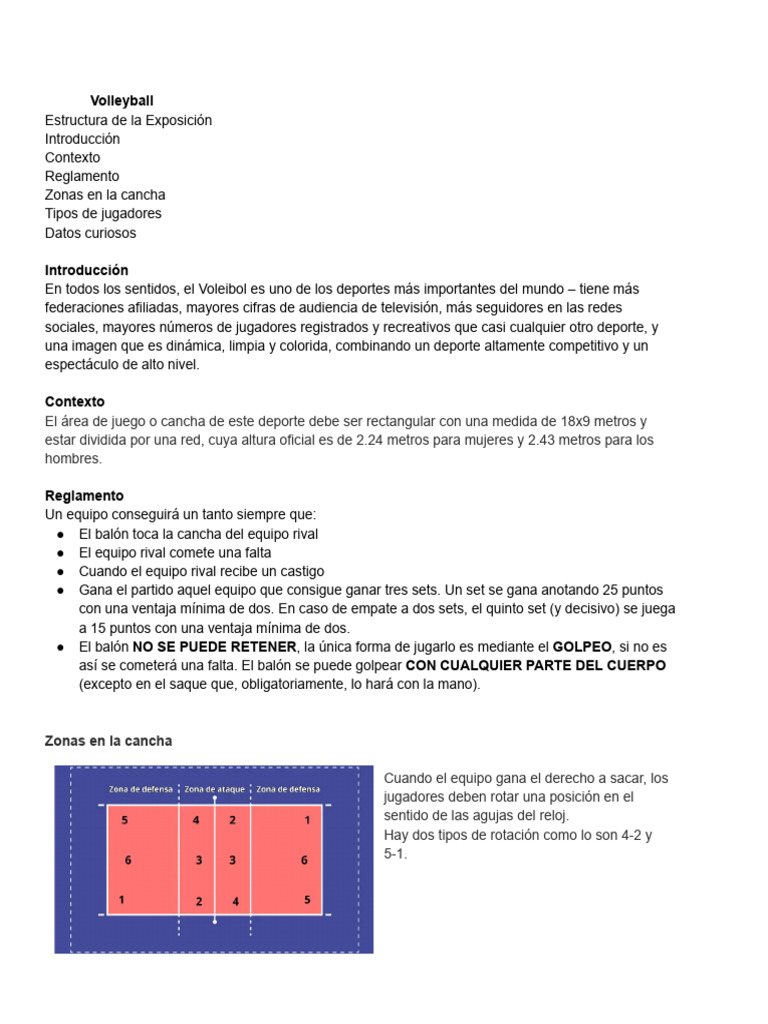 Volleyball - Spanish and English | PDF | Vóleibol | Juegos Olímpicos de ...