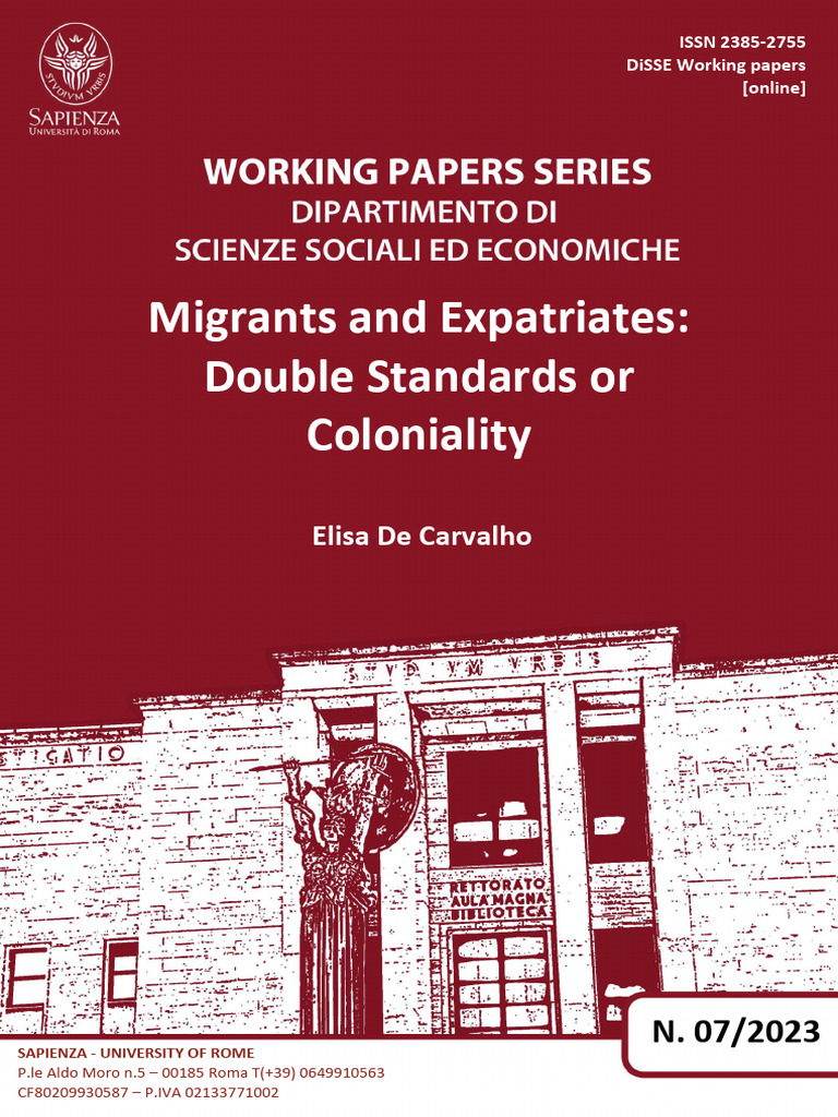 Migration Inequalities: Colonial Legacies | PDF | Human Migration ...