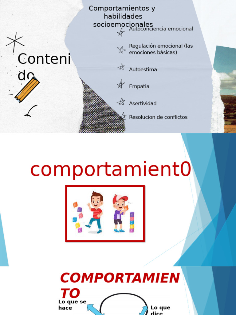 Comportamientos y Habilidades Socioemocionales | PDF | Las emociones ...