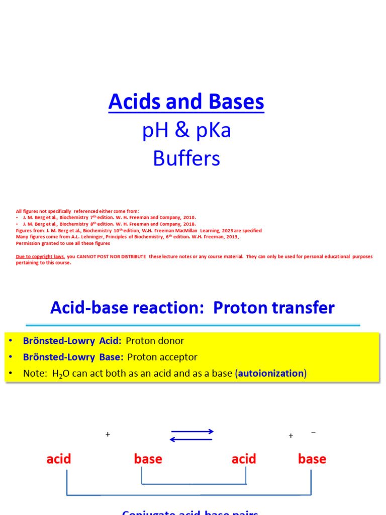 pH and pKa in Biochemistry | PDF | Acid | Acid Dissociation Constant