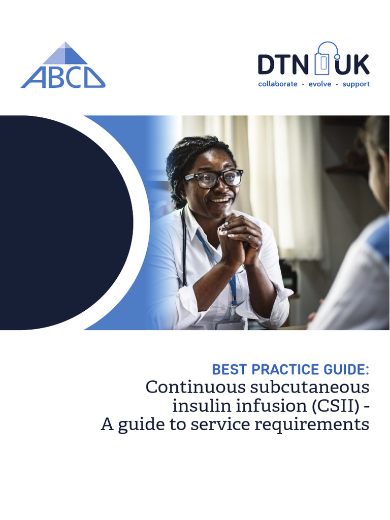 Continuous Subcutaneous Insulin Infusion (CSII) - A Guide To Service ...
