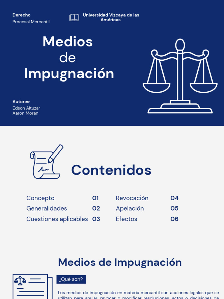 Medios de Impugnación en Derecho Mercantil | PDF | Apelación ...