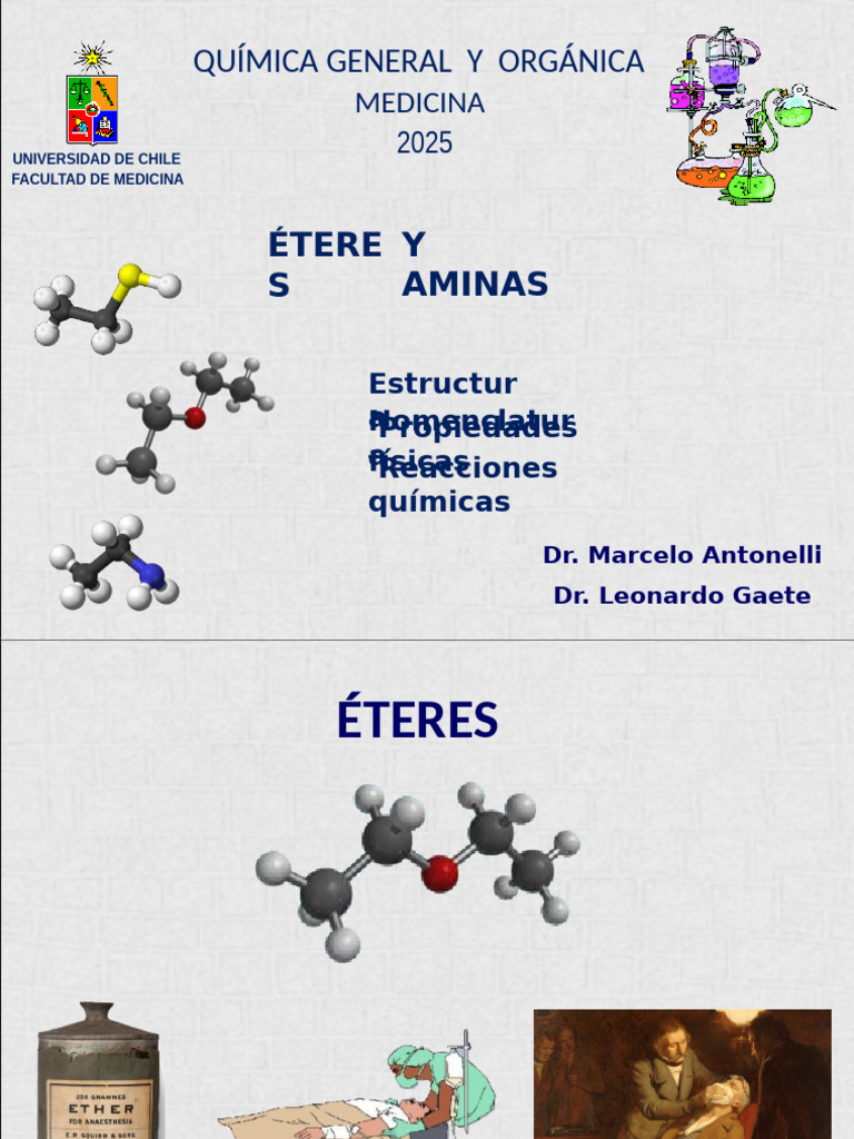 Clase Teres y Aminas 2025 | PDF | Amina | Éter