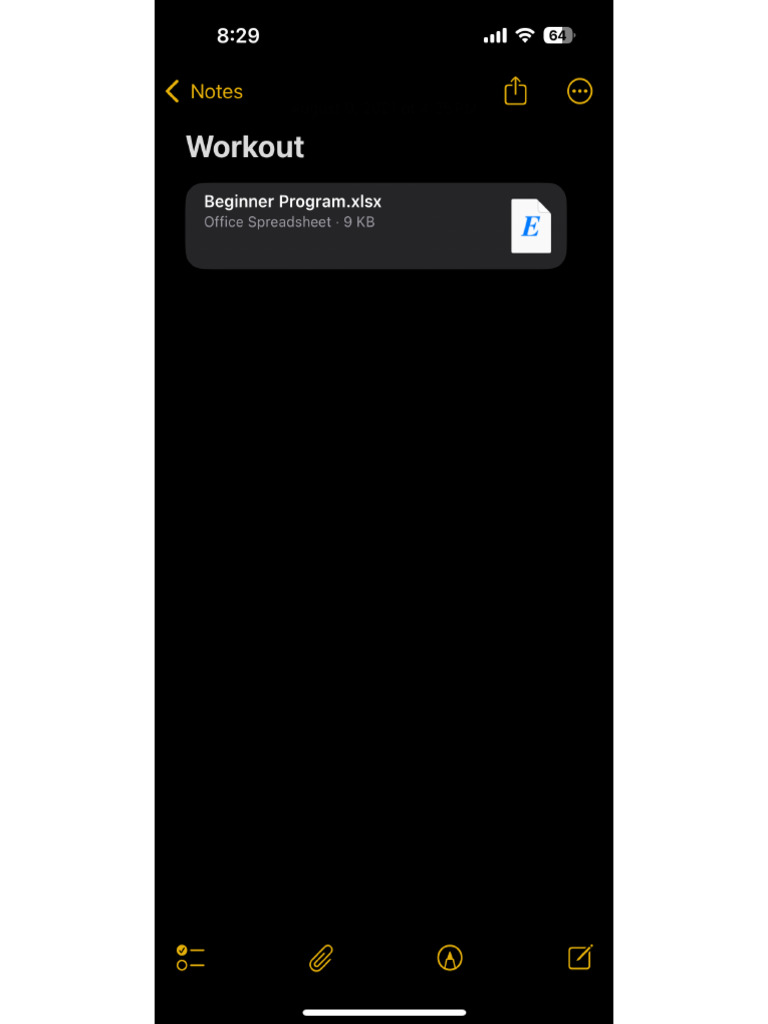 Workout Notes | PDF