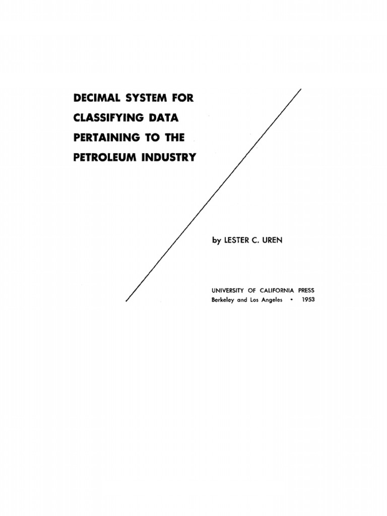 2020 Decimal Classification for Petroleum | PDF | Petroleum | Hydrocarbons