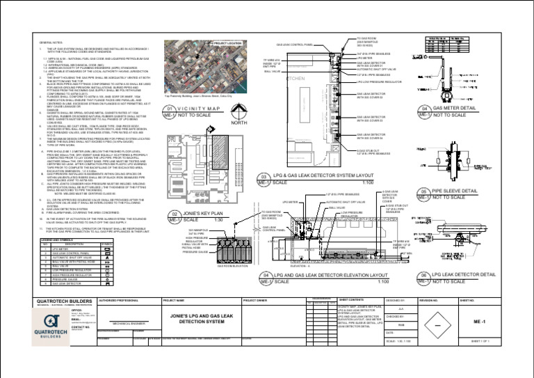 Jonie's LPG Piping Layout Details | PDF | Valve | Liquefied Petroleum Gas