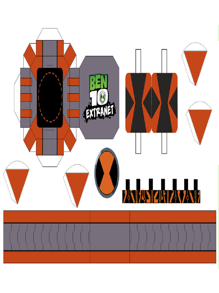 Papercraft Omnitrix Do Ben Insano - Ben 10 Extranet | PDF