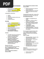 Overview of the IESBA Code Sections | PDF | Audit | Regulatory Compliance