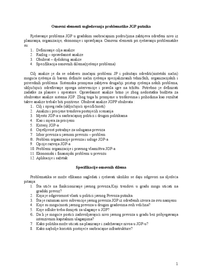 Skripta Za Prvu Parcijalu Iz JGP-A | PDF