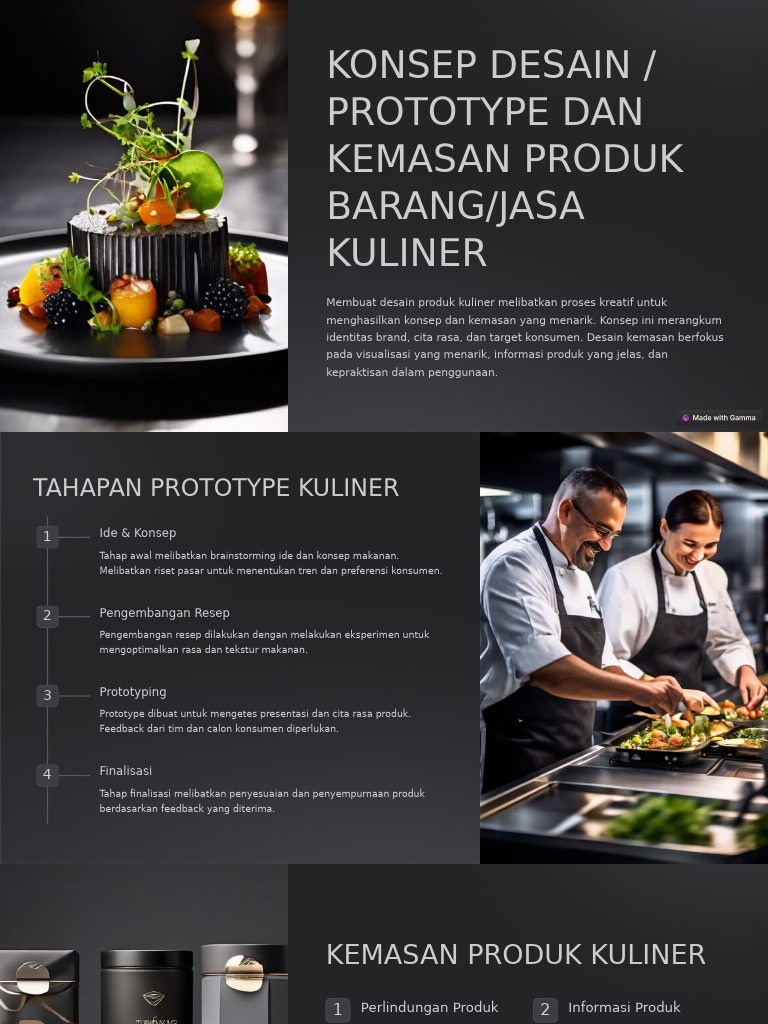 Konsep Desain Prototype Dan Kemasan Produk Barangjasa Kuliner | PDF