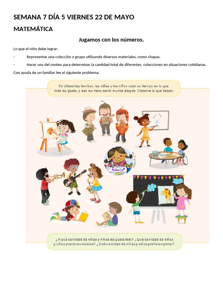 Jugamos Con Los Numeros | PDF