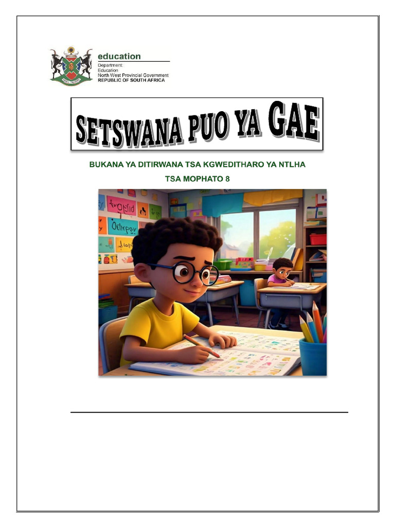 Ditirwana tsa Kgwedi ya Ntlha Mophato 8 | PDF | Languages Of Africa